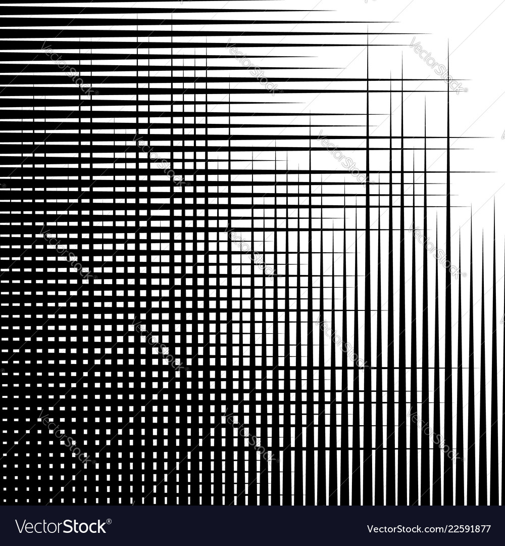 Irregular Grid Mesh Pattern Abstract Monochrome Vector Image