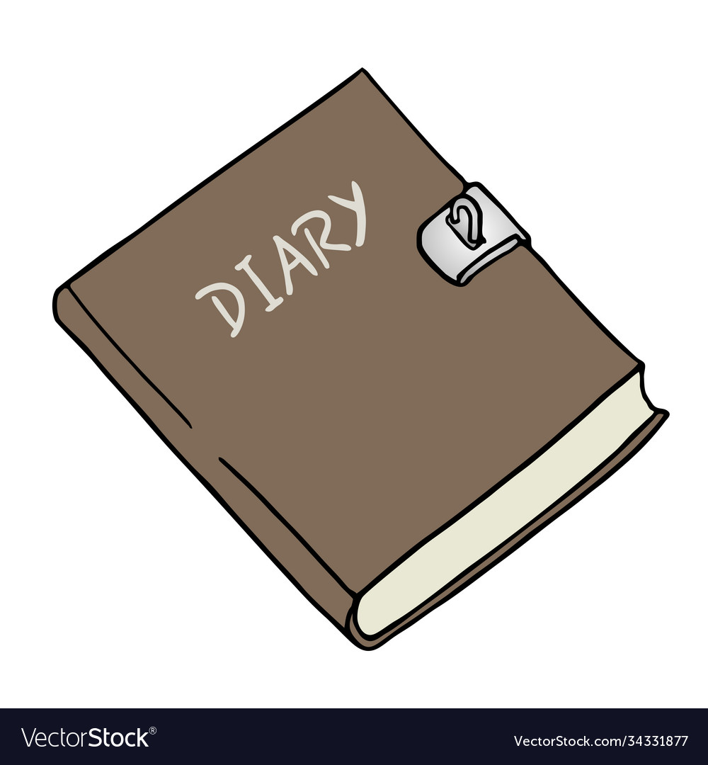 Notebook draw Royalty Free Vector Image - VectorStock