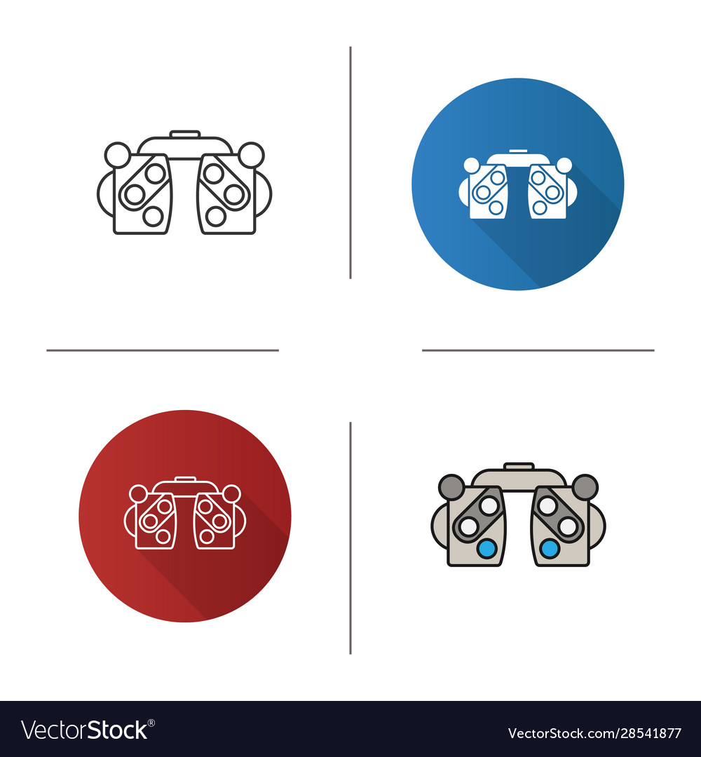 Phoropter icon Royalty Free Vector Image - VectorStock