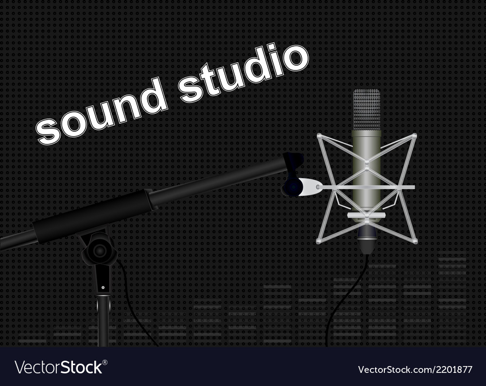 Sound Studio Royalty Free Vector Image - VectorStock