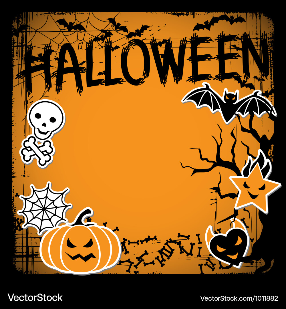 Background of objects Royalty Free Vector Image