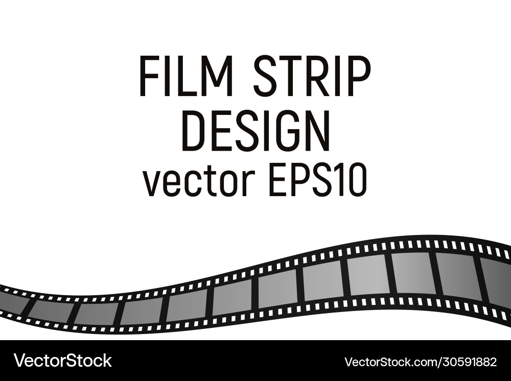 Gray film strip design Royalty Free Vector Image
