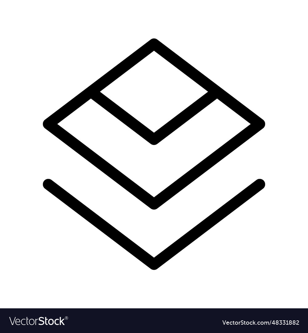 Layer icon Royalty Free Vector Image - VectorStock
