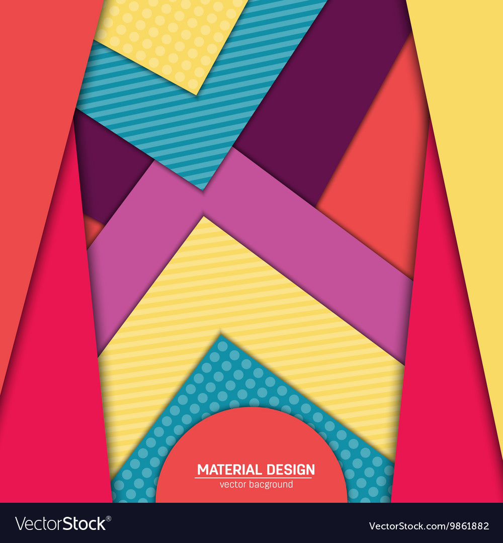 Material design background abstract Royalty Free Vector