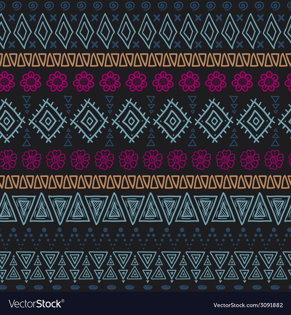 Seamless aztec pattern Royalty Free Vector Image