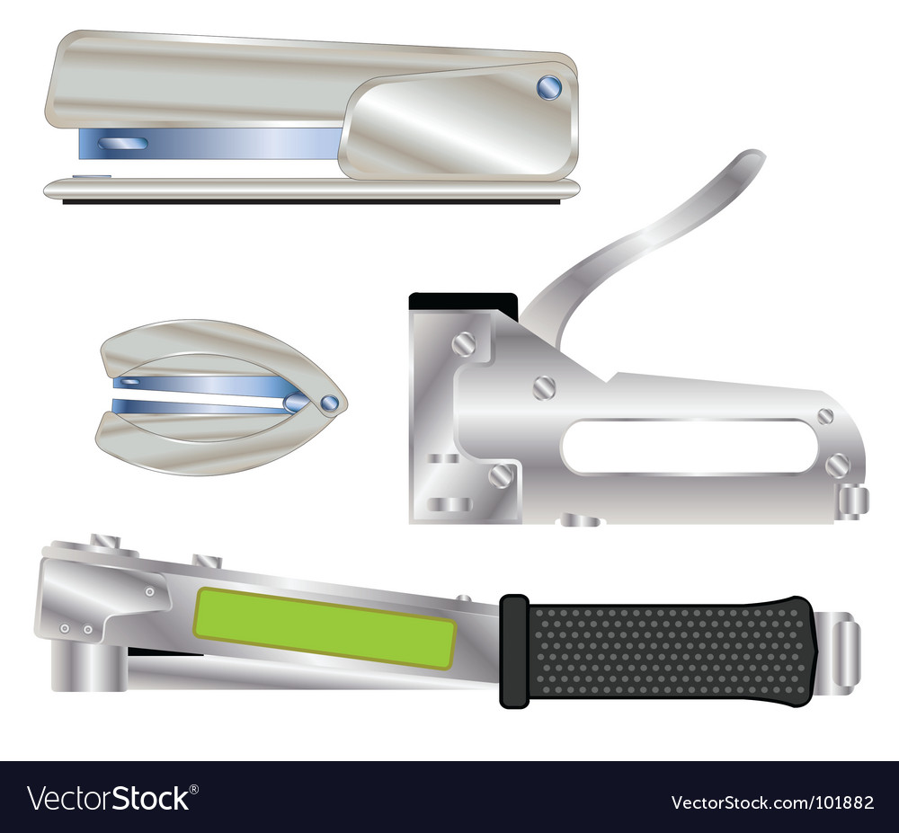 Staplers Royalty Free Vector Image - VectorStock