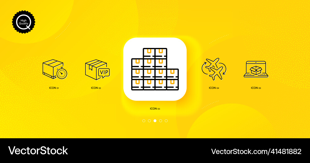 Vip parcel online delivery and wholesale Vector Image