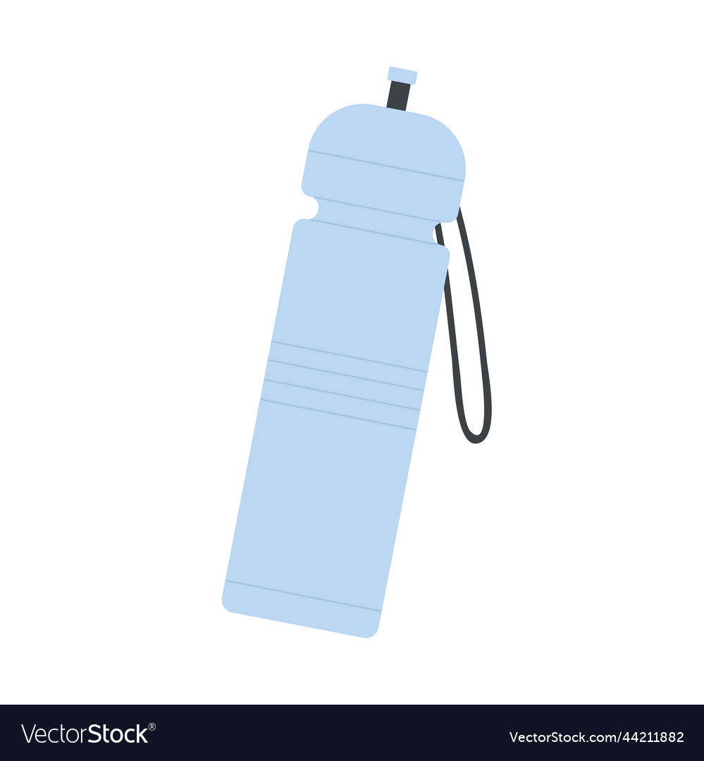 Workout fitness water bottle Royalty Free Vector Image