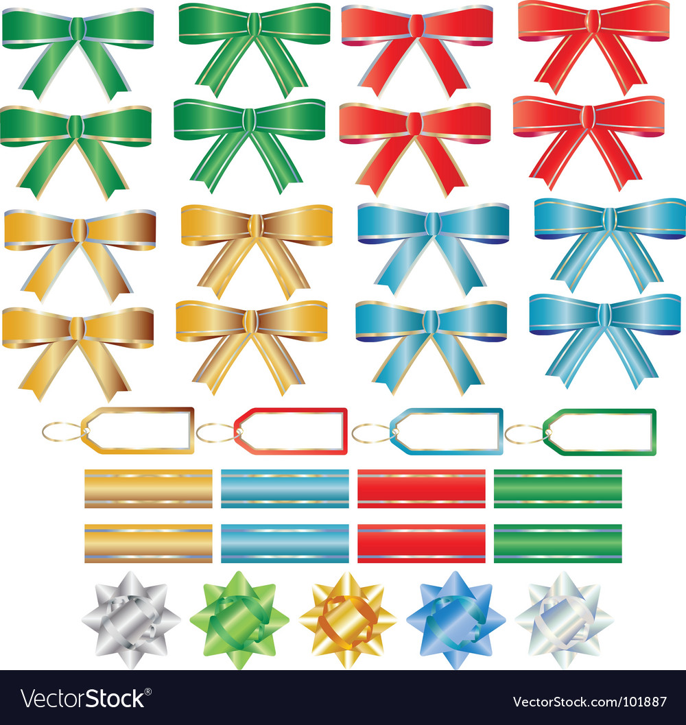 Bows Royalty Free Vector Image - VectorStock