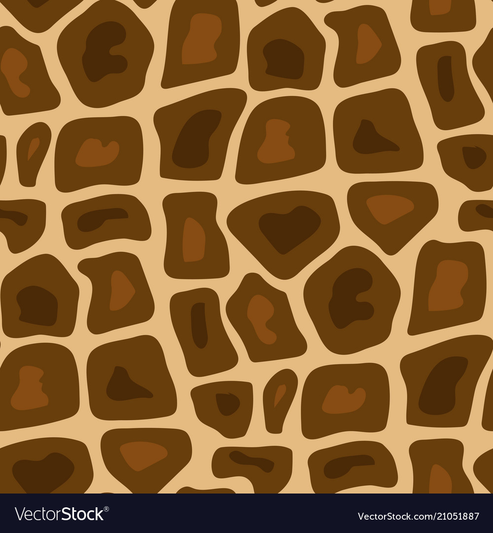 Giraffe seamless pattern Royalty Free Vector Image