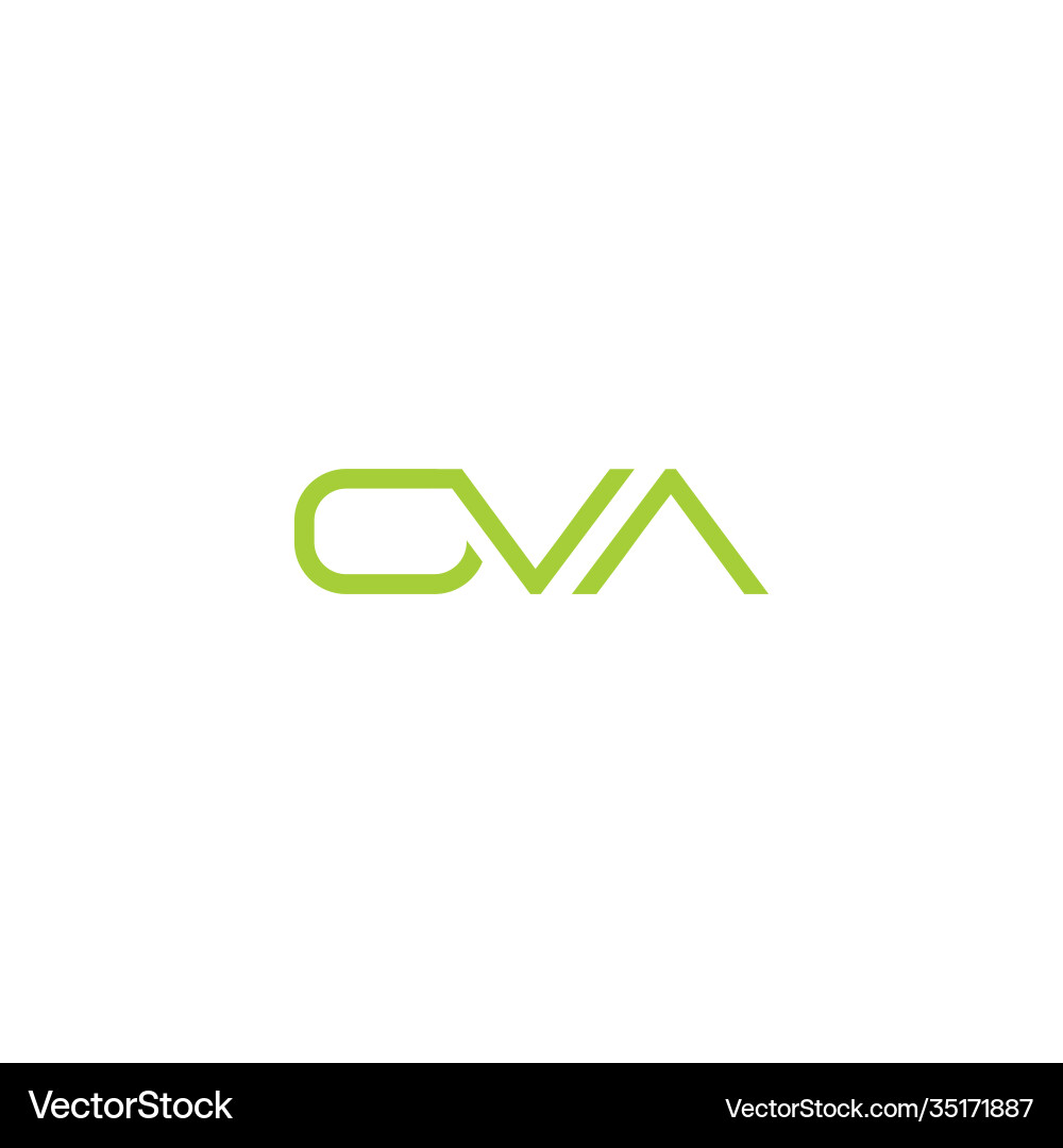 Ova logo simple and clean design Royalty Free Vector Image