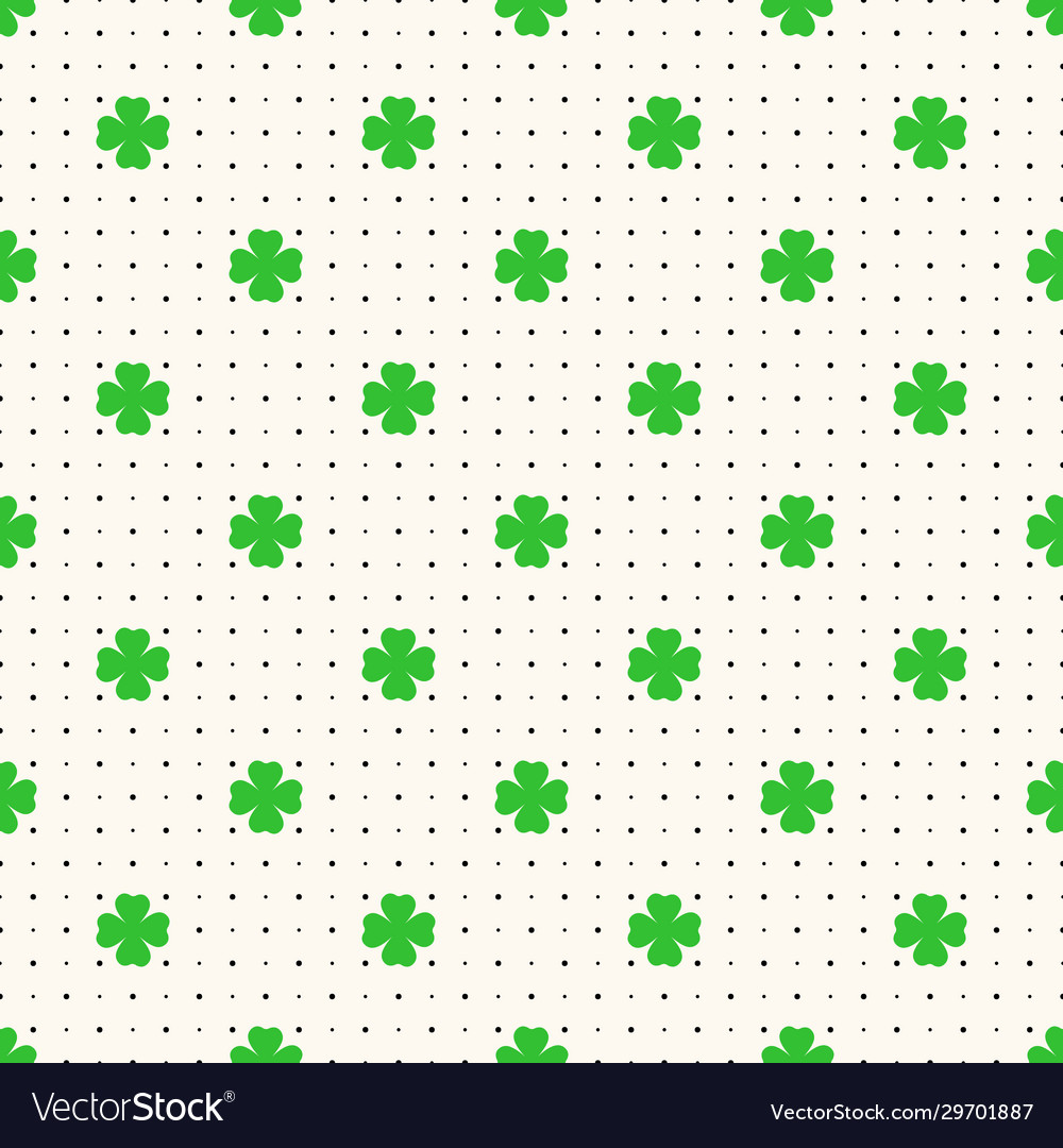 Saint patrick day seamless pattern Royalty Free Vector Image