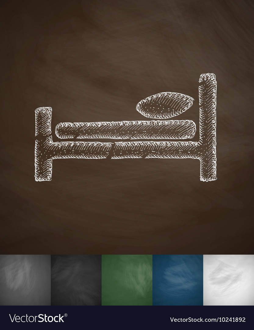 Bed icon Royalty Free Vector Image - VectorStock