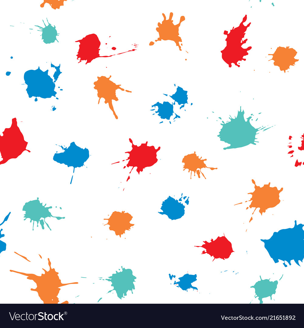 Ink splash collection hand drawn Royalty Free Vector Image