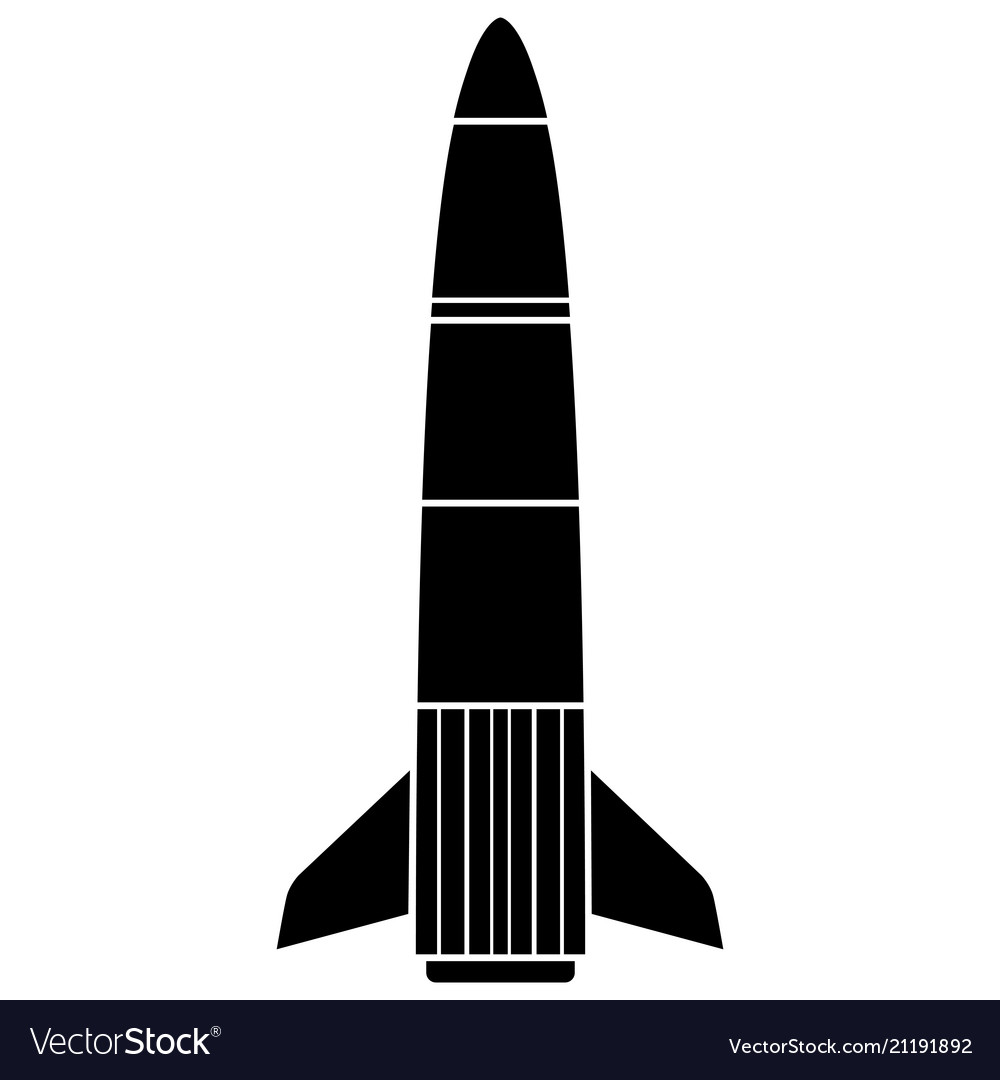 Isolated rocket icon Royalty Free Vector Image