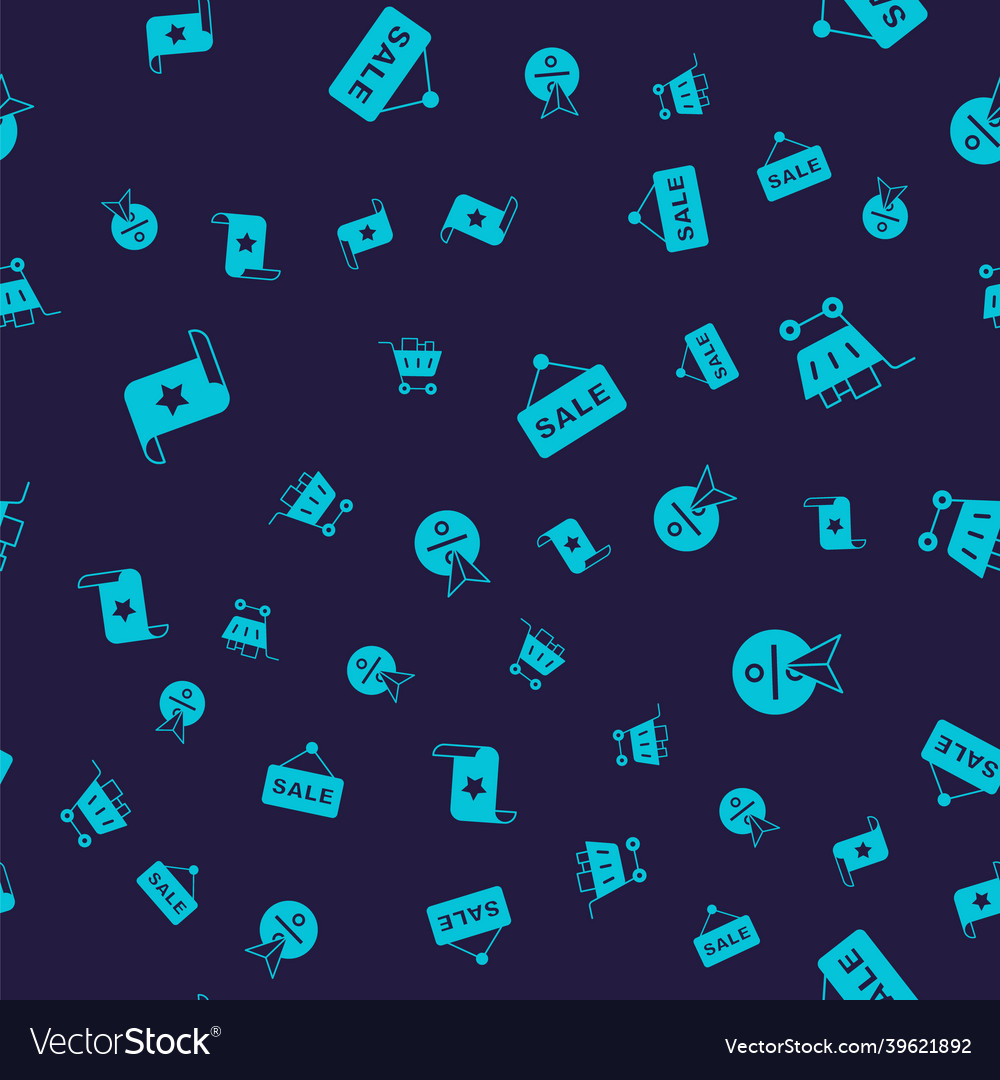 Set paper check and financial check shopping cart Vector Image