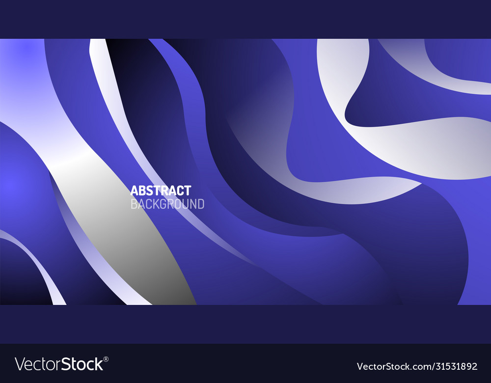 Wave pattern fluid gradients abstract lines Vector Image