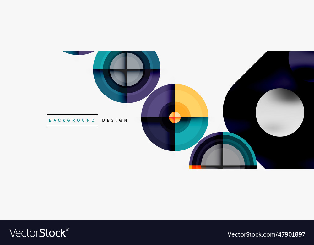 Circle pattern background abstract backgrounds Vector Image
