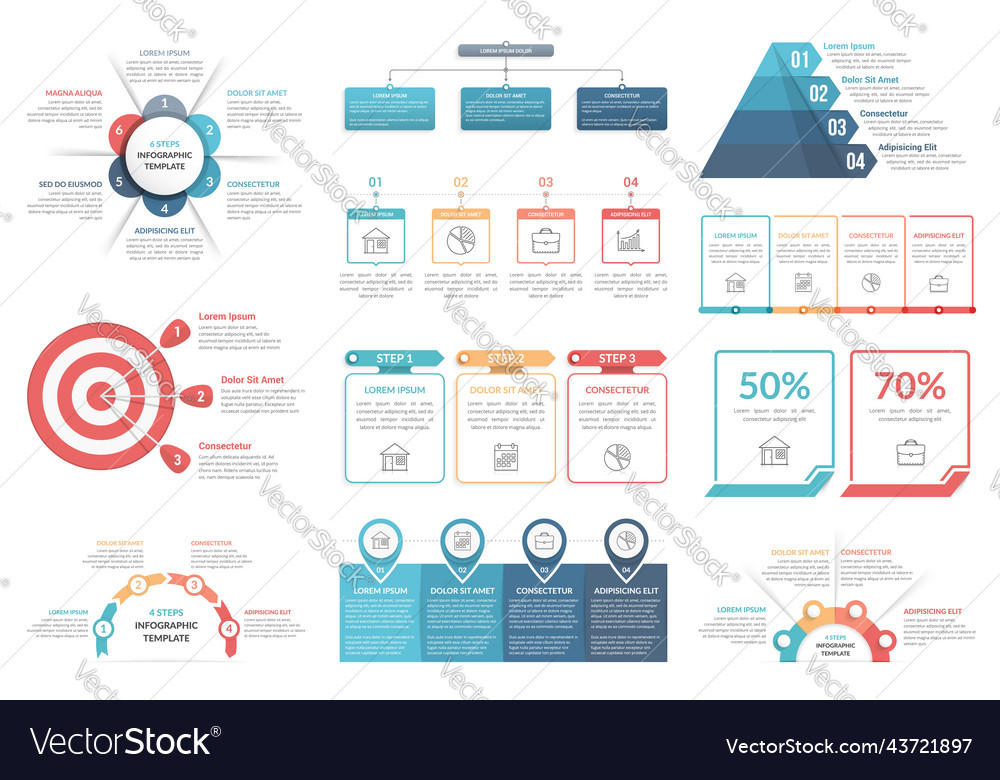 Infographic elements Royalty Free Vector Image