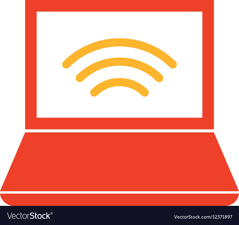 Laptop computer technology Royalty Free Vector Image