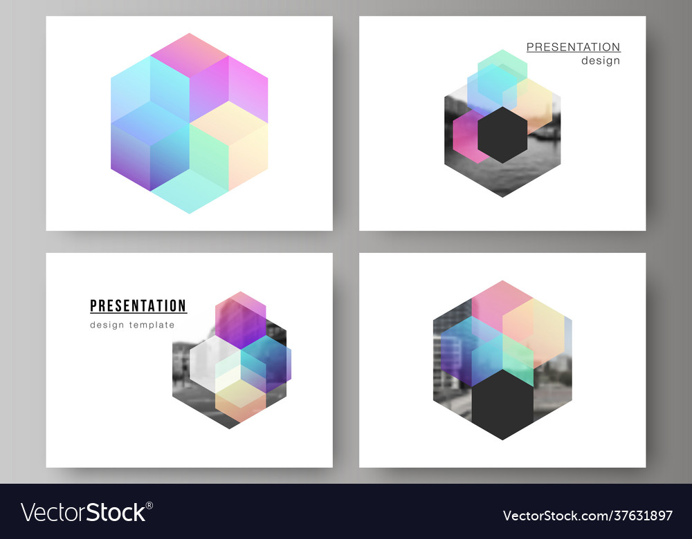 Layout presentation slides design Royalty Free Vector Image