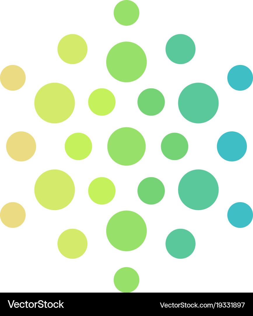 Medical abstract symbol circular bright Royalty Free Vector