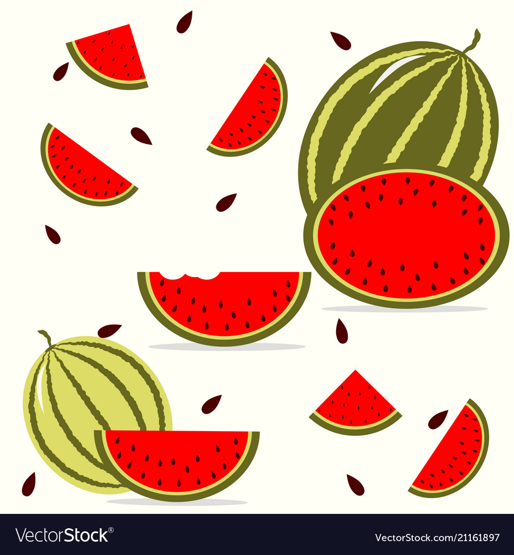 Watermelon Royalty Free Vector Image - VectorStock
