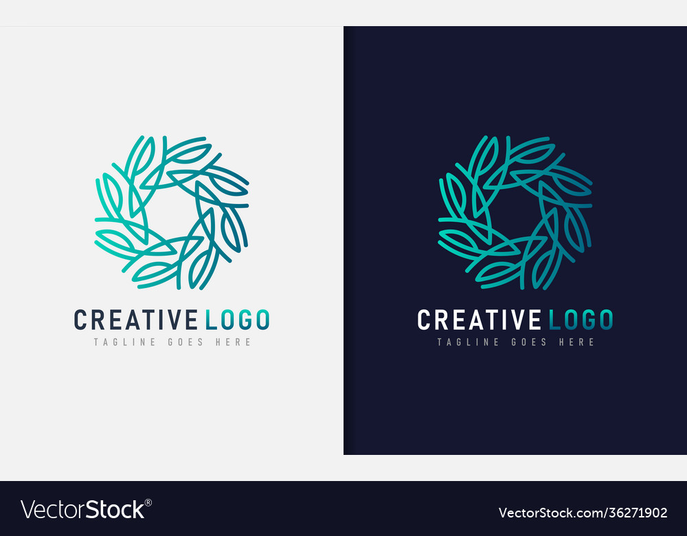 Abstract creative logo design based from Vector Image