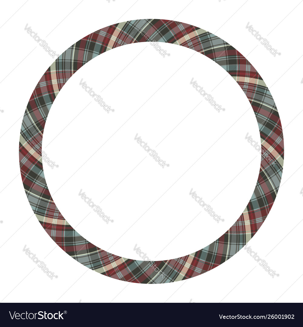 Circle borders and frames round border pattern Vector Image