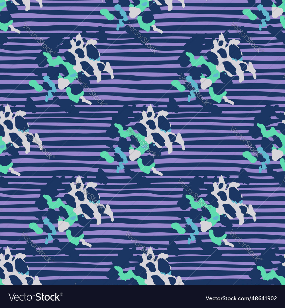 Creative abstract leopard skin seamless pattern Vector Image Creative abstract leopard skin seamless pattern Vector Image