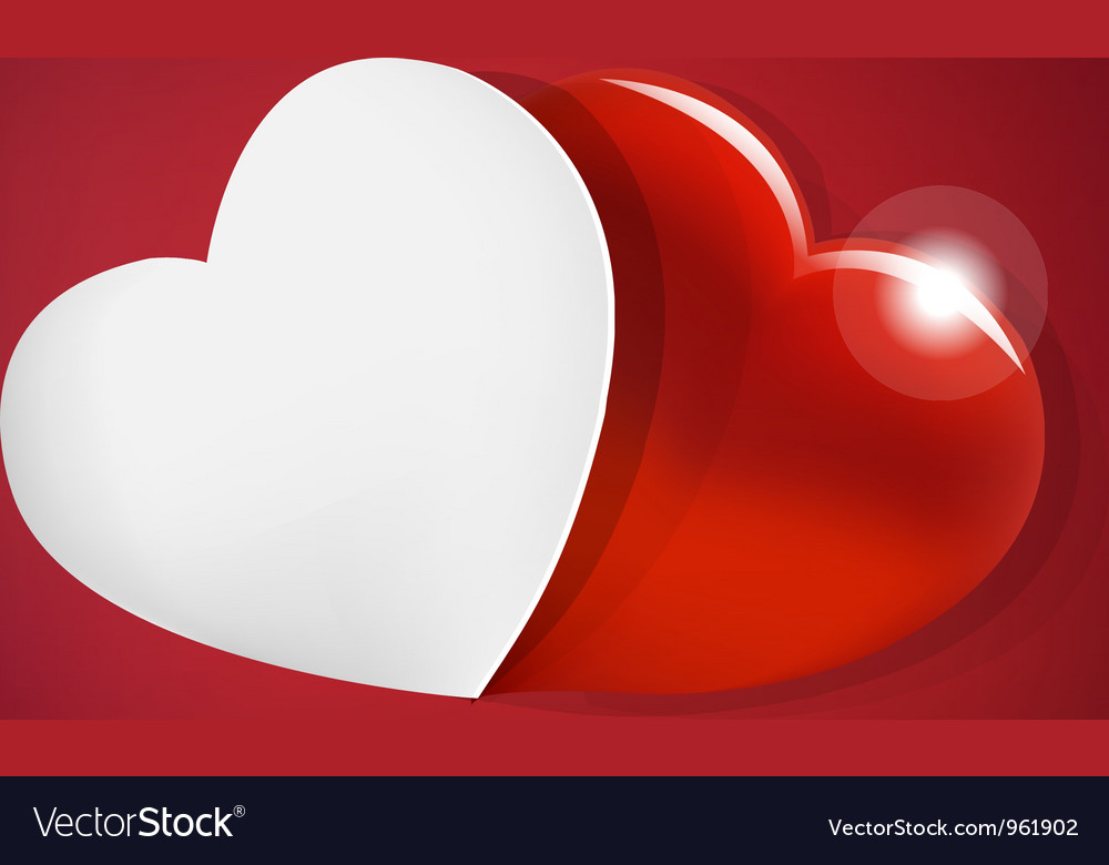 Heart background Royalty Free Vector Image - VectorStock