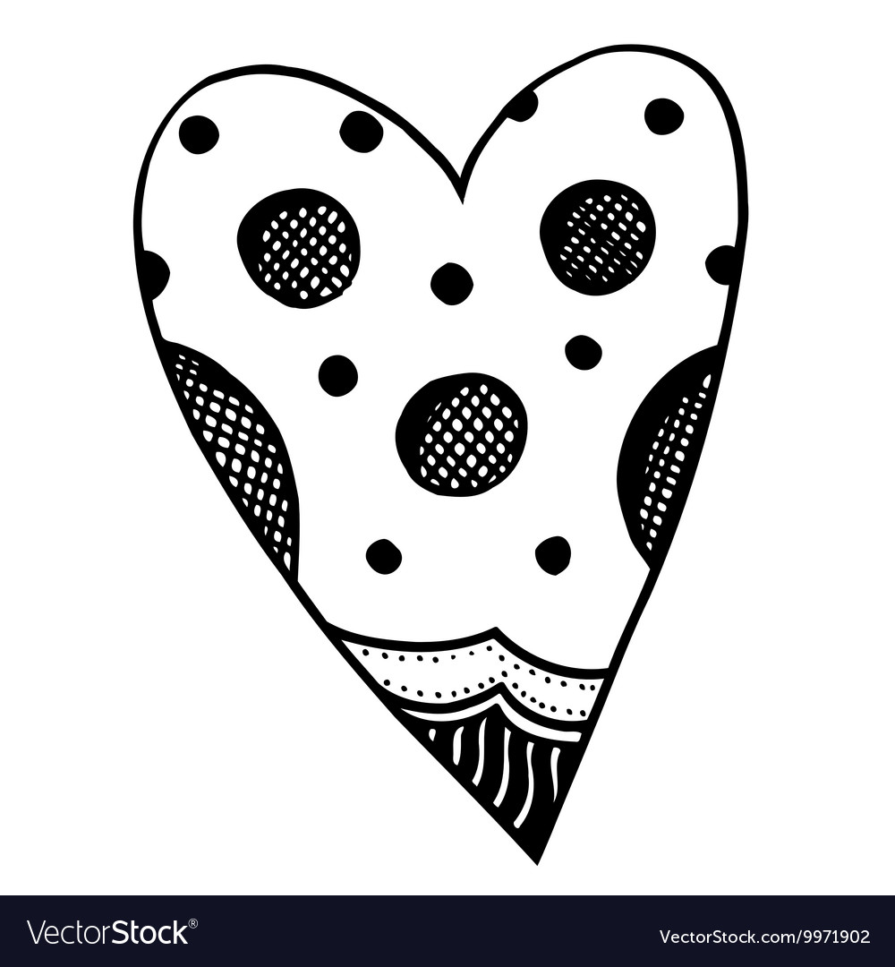 Heart shaped pattern Royalty Free Vector Image