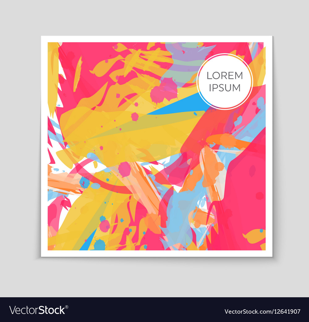 Abstract layout background set for art Royalty Free Vector