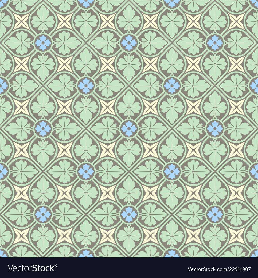 Decorative seamless pattern Royalty Free Vector Image