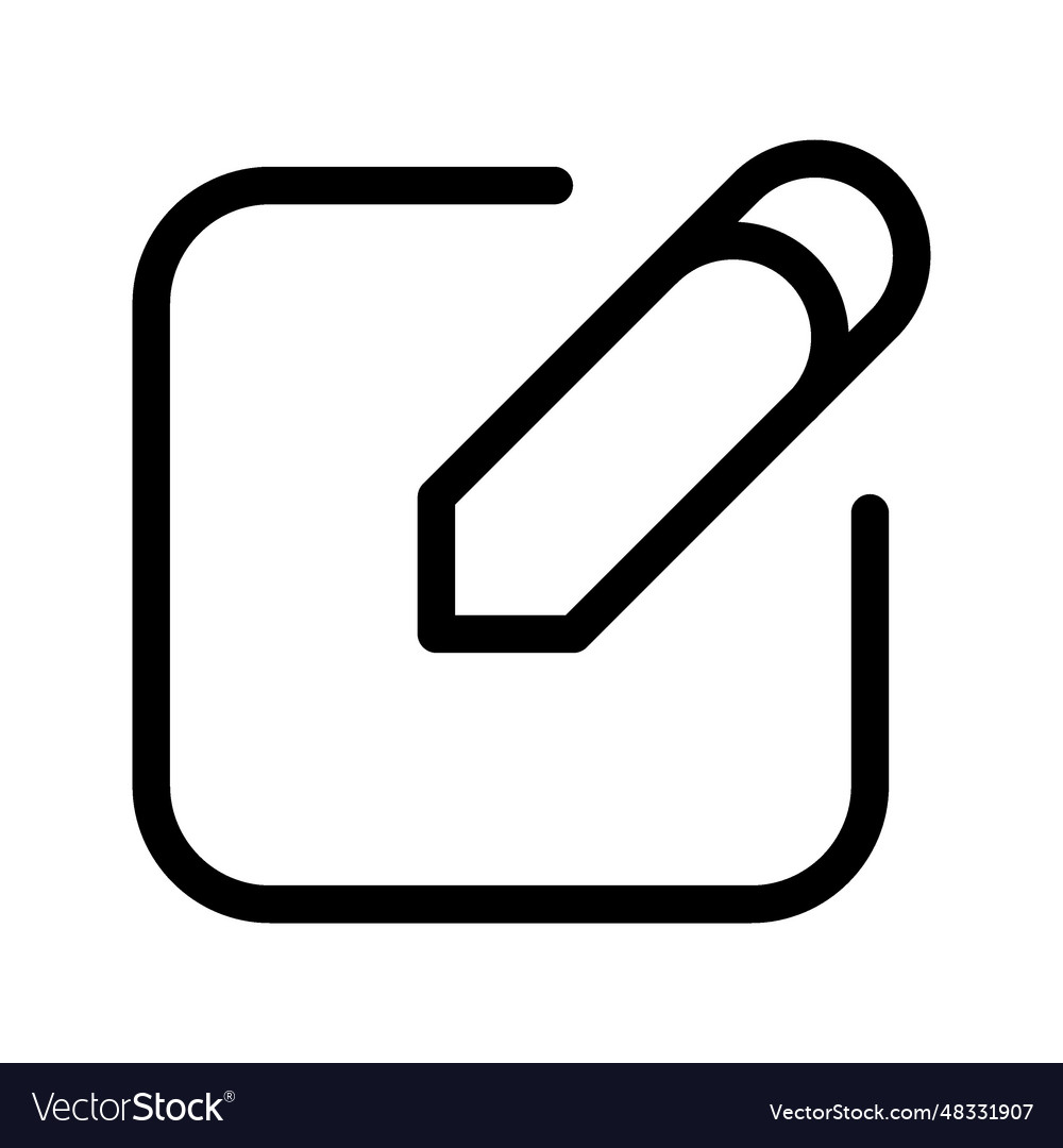 Edit icon Royalty Free Vector Image - VectorStock