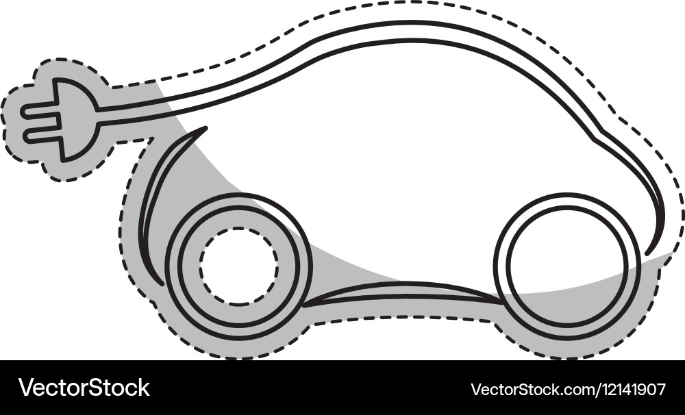 Electric car design Royalty Free Vector Image - VectorStock
