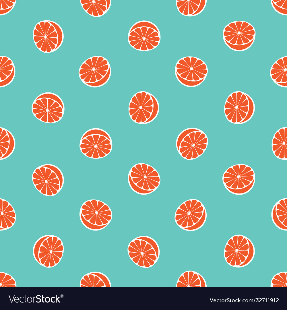 Citrus pattern Royalty Free Vector Image - VectorStock