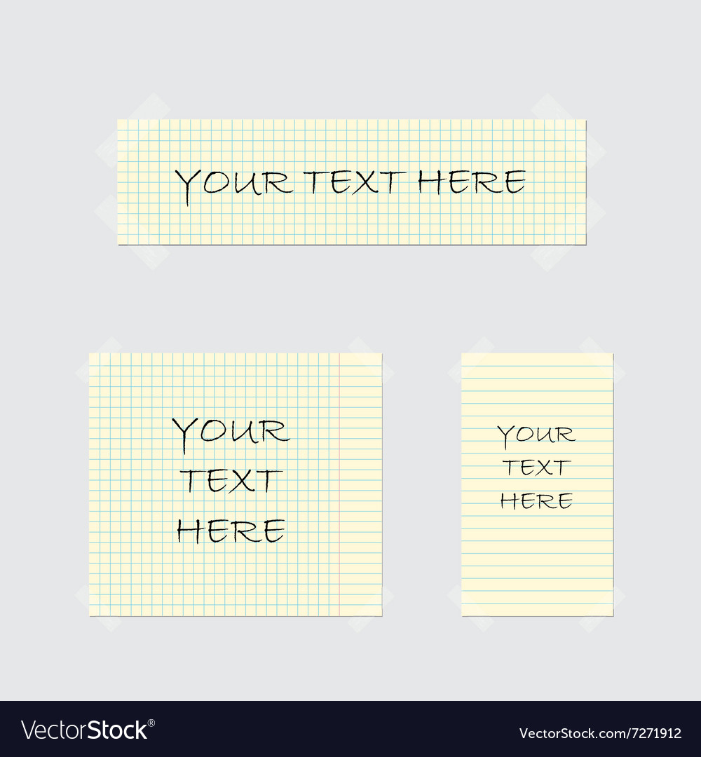 Paper design elements Royalty Free Vector Image