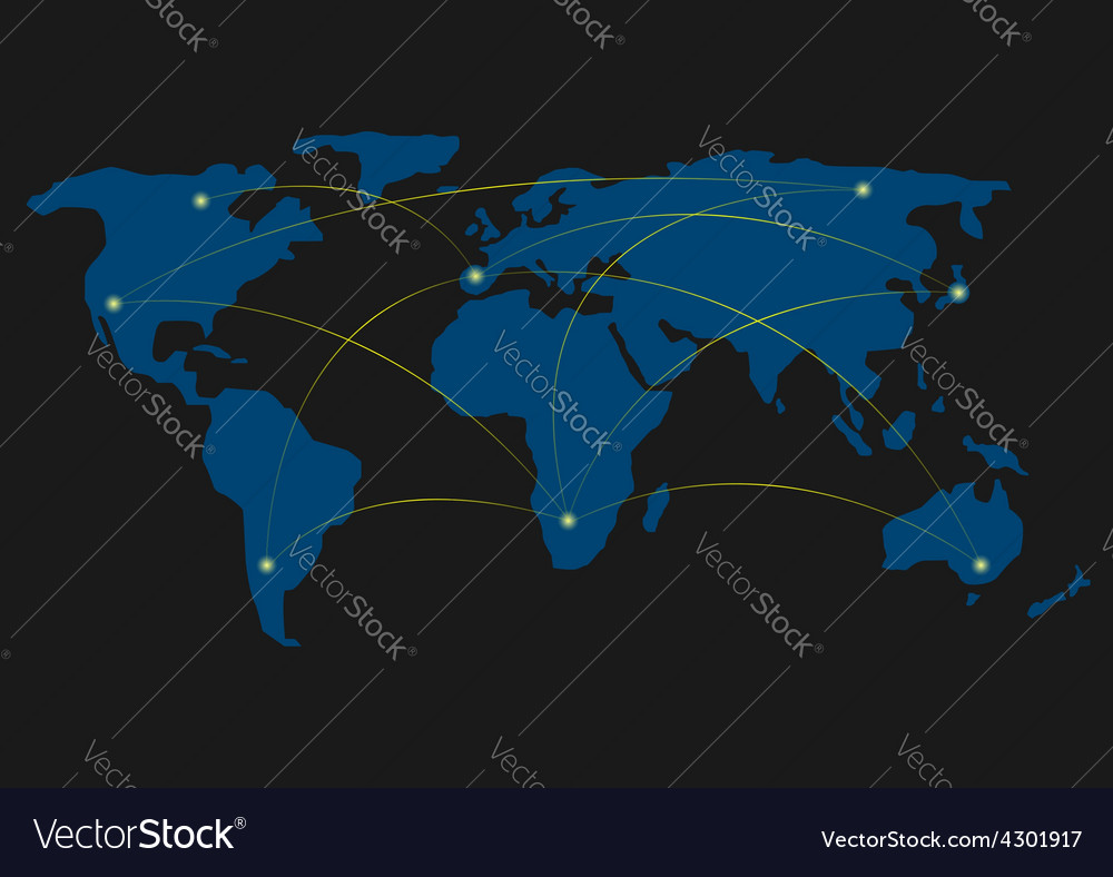 Connection concept Royalty Free Vector Image - VectorStock