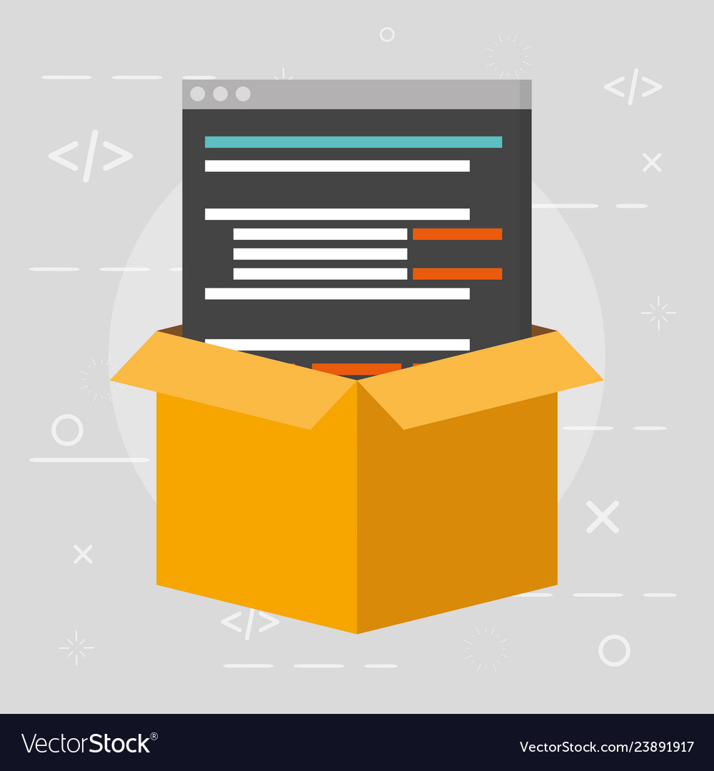 Mobile app development Royalty Free Vector Image