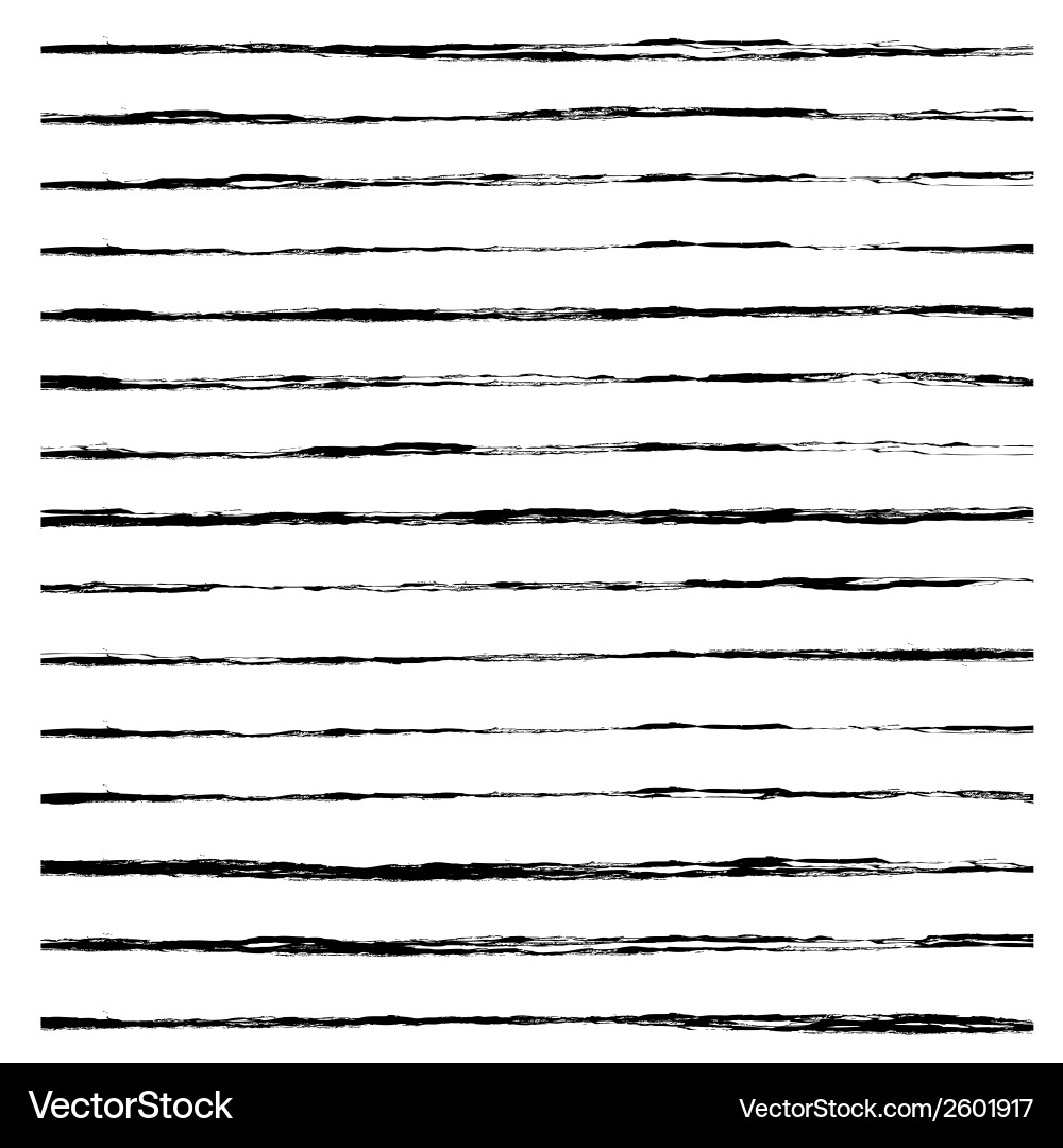 Set of black brush strokes Royalty Free Vector Image