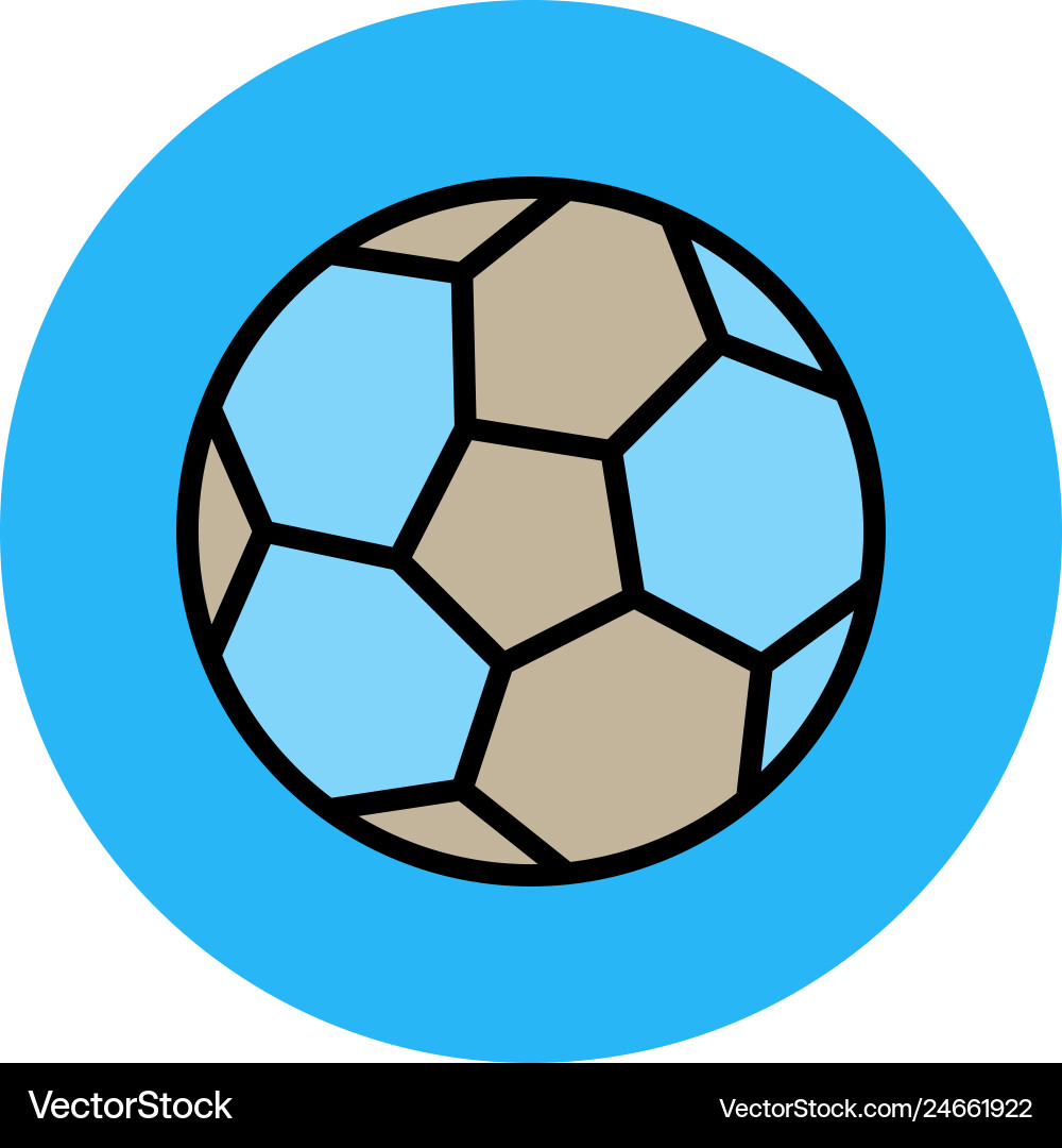 Football icon Royalty Free Vector Image - VectorStock