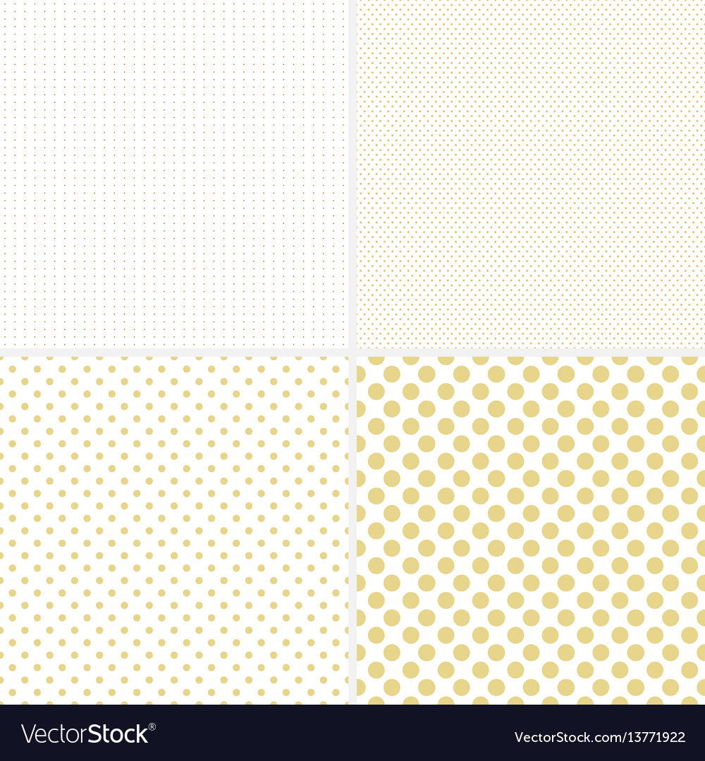 Seamless dotted patterns Royalty Free Vector Image