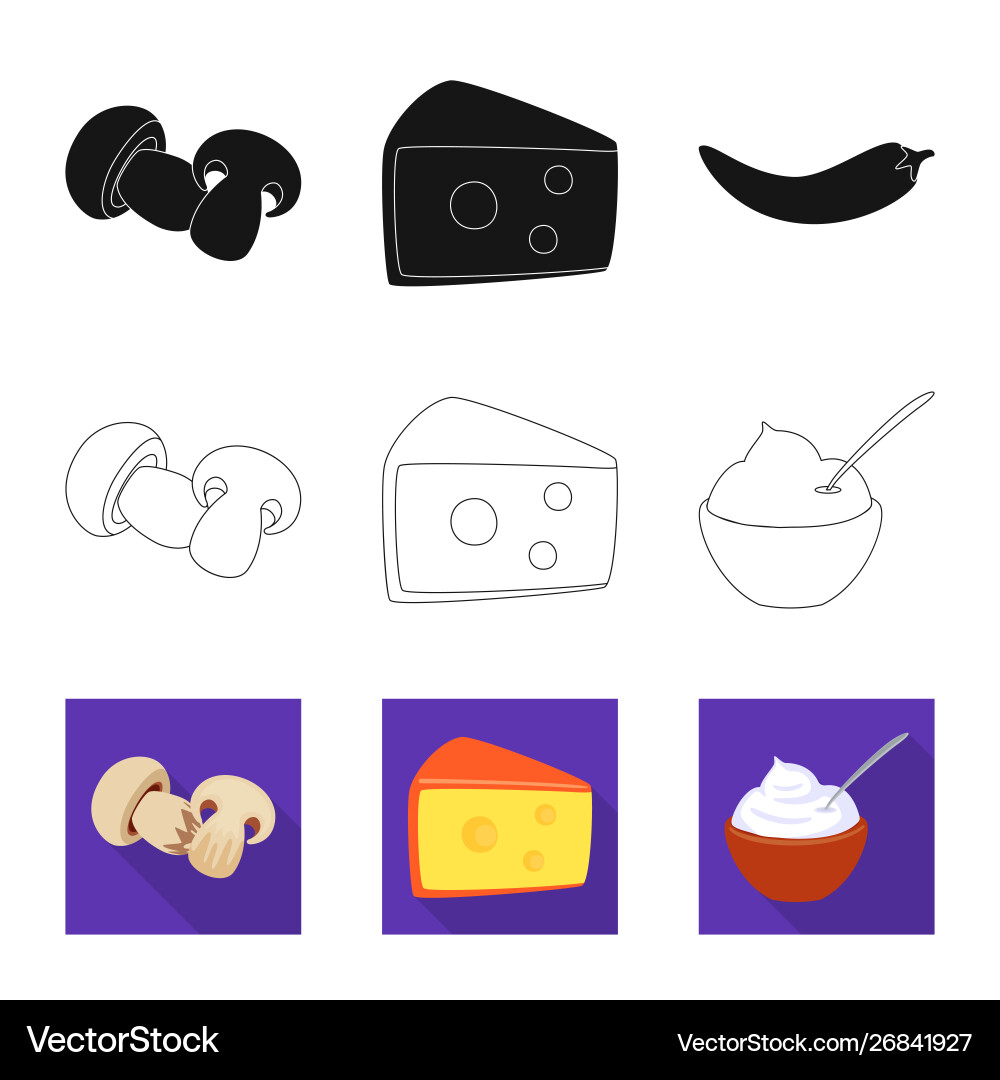 Isolated object taste and product symbol Vector Image