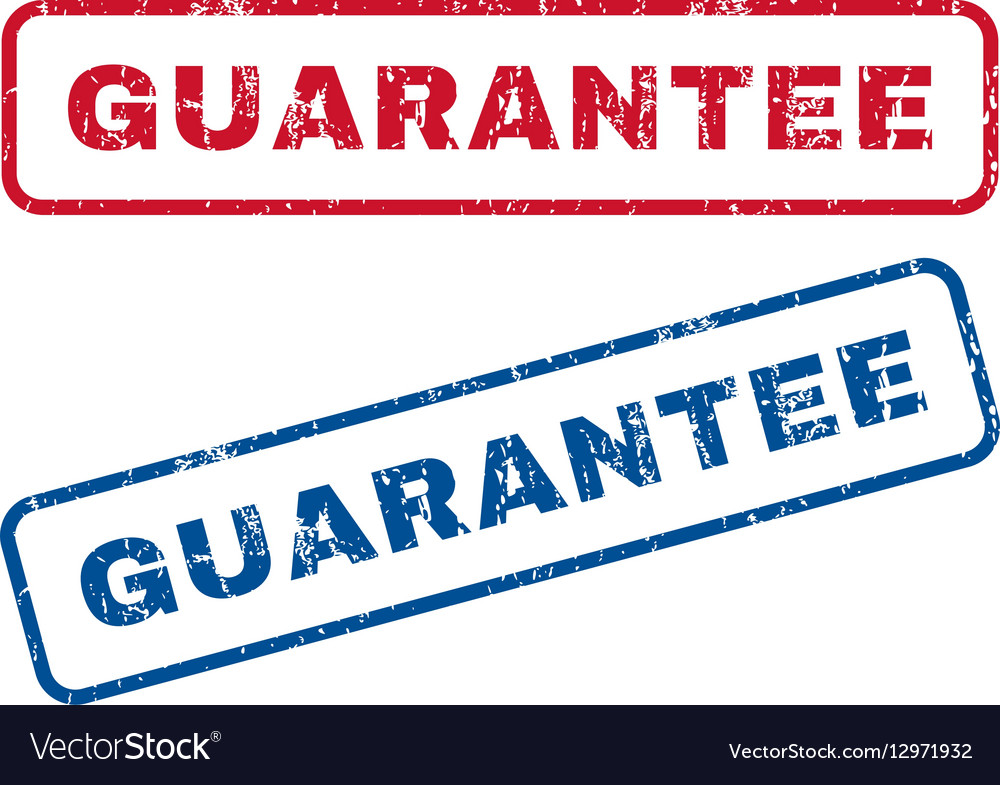 Guarantee rubber stamps Royalty Free Vector Image