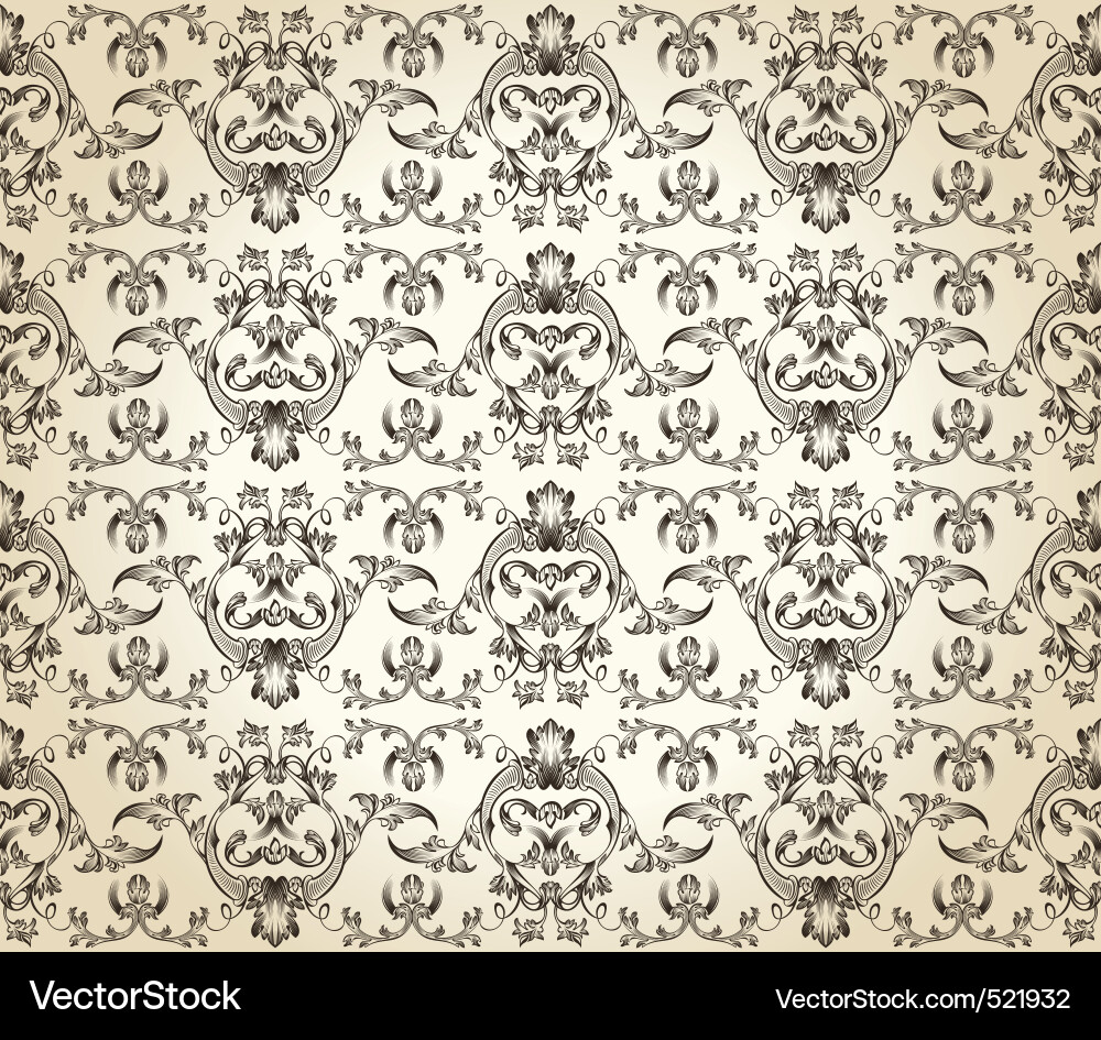Seamless background vintage retro pattern Vector Image