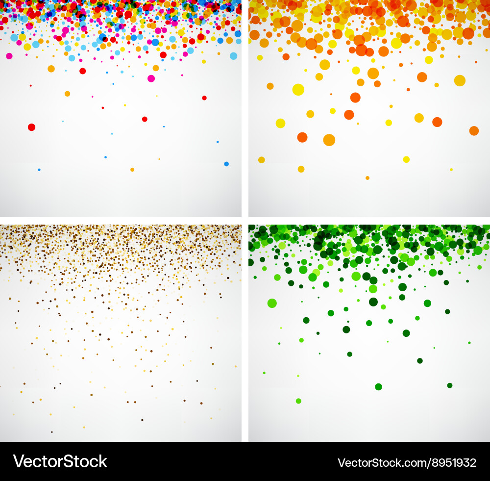 Set of color backgrounds Royalty Free Vector Image