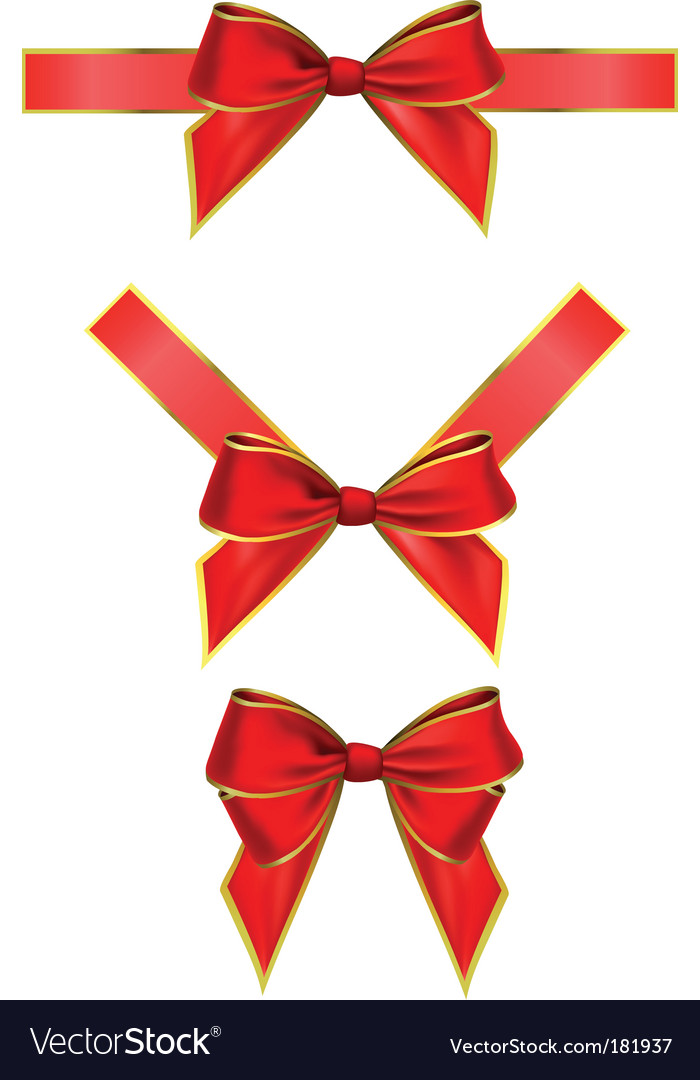 Bow Royalty Free Vector Image - VectorStock