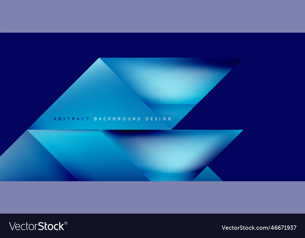 Dynamic triangle design with fluid gradient colors