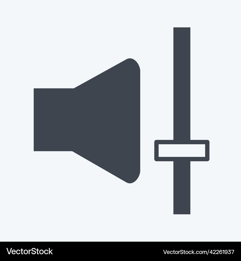 Icon change music volume suitable for music Vector Image